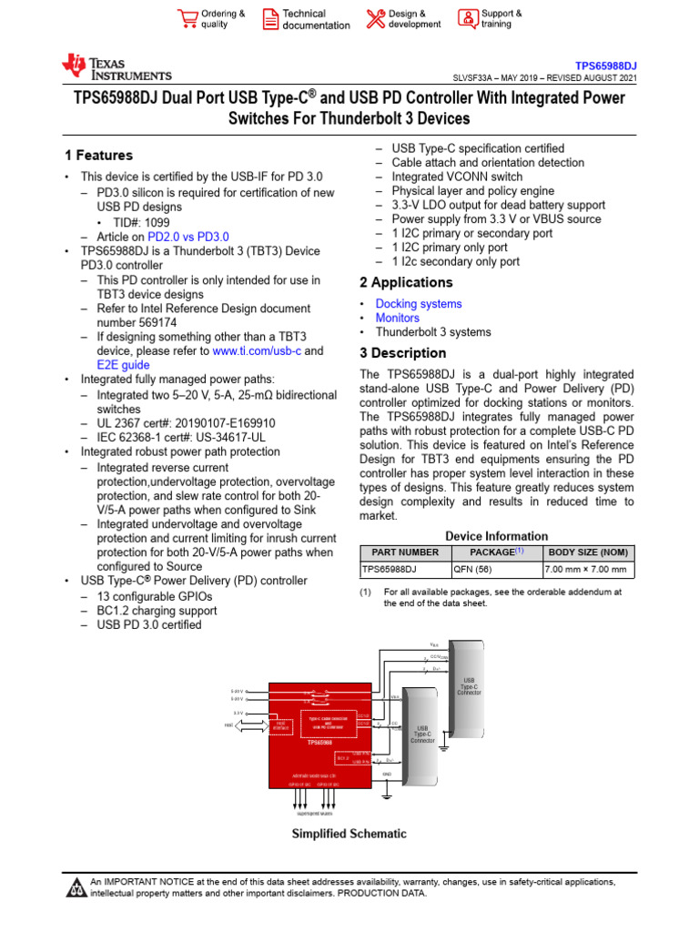 Tps 65988 DJ | PDF | Electrostatic Discharge | Electrical Engineering