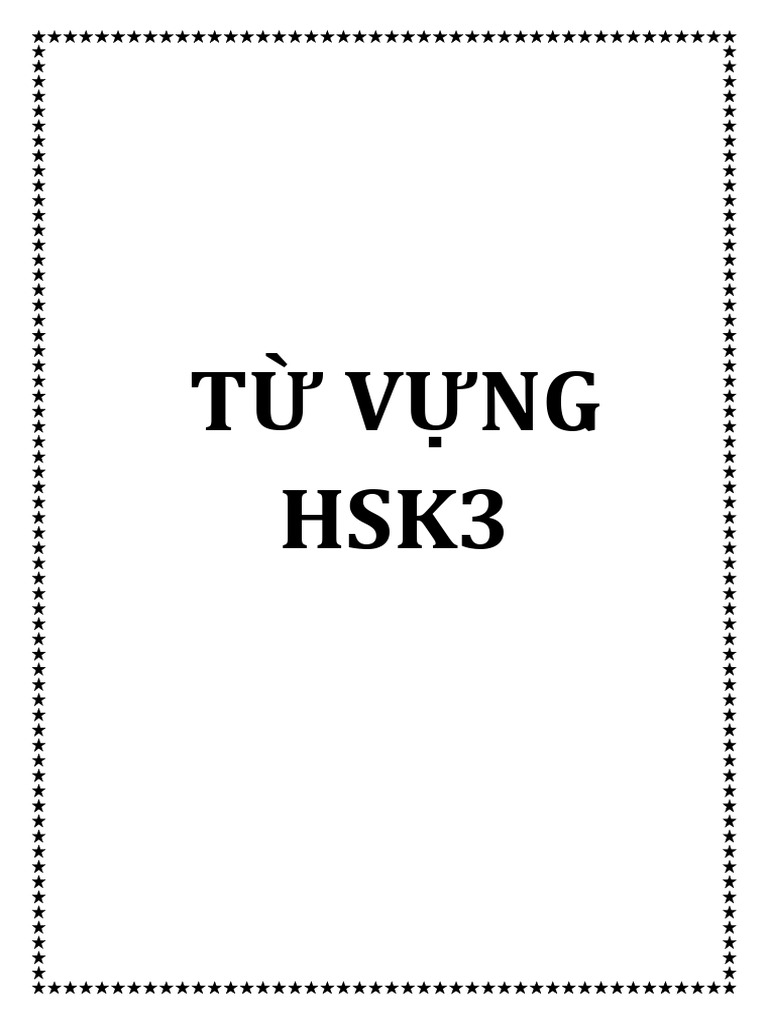 T V NG HSK3 | PDF