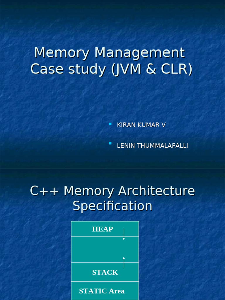 Memory Architecture | PDF | Class (Computer Programming) | Method ...