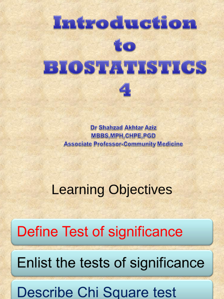 Biostatistics IV (Significance) | PDF | Standard Error | Sampling (Statistics)