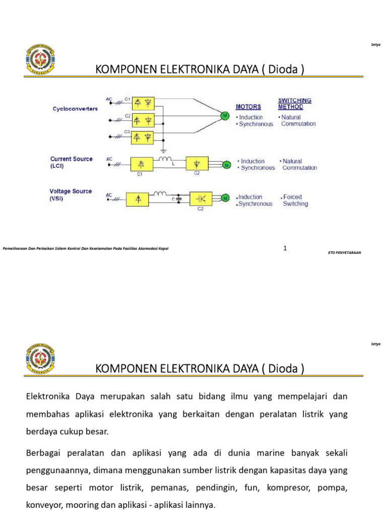 Komponen Elektronika Daya | PDF