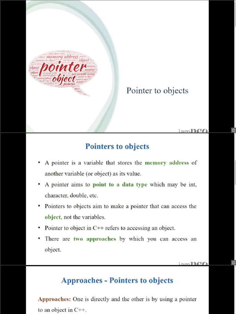 CPP - Pointer To Objects | PDF