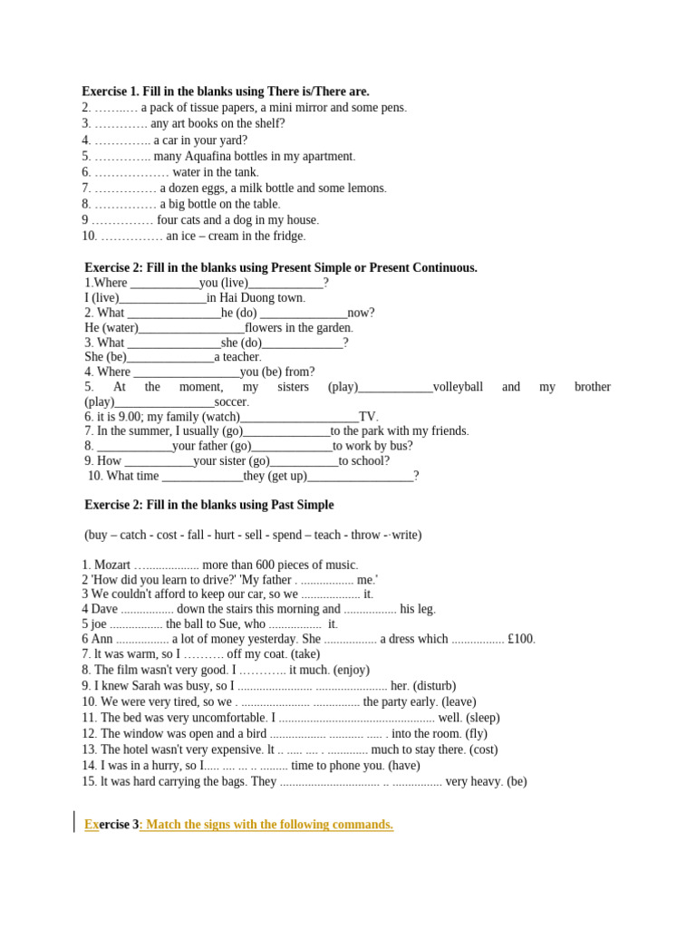 Exercise 1 | PDF