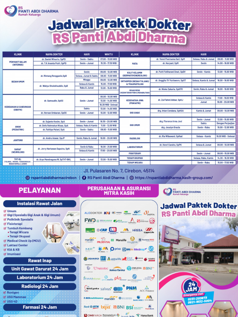 BROSUR JADWAL DOKTER RSPAD | PDF