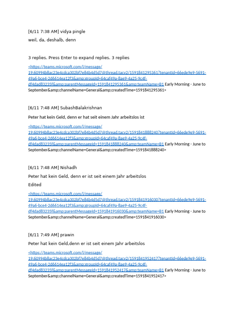 German B1 Chat | PDF