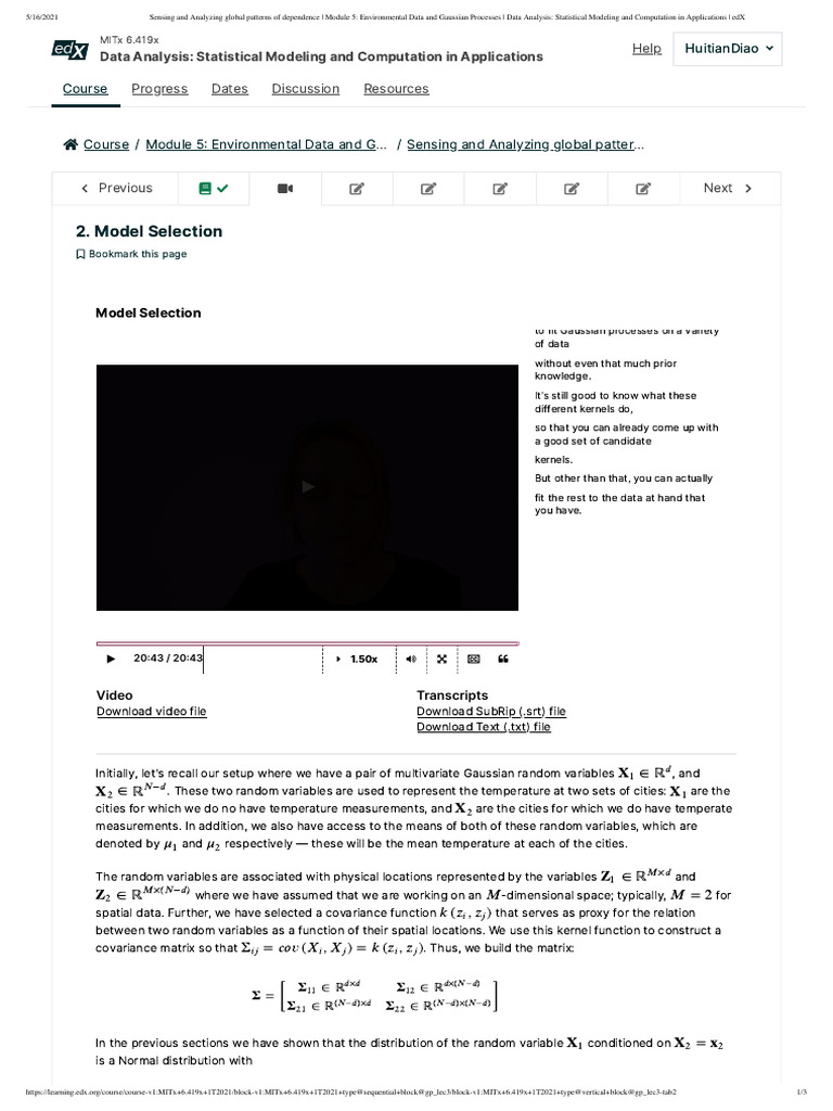 5 3-2 Spatial Environmental Data Model Selection Long-Range ...