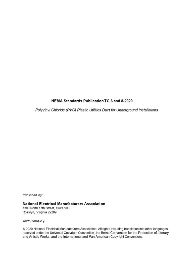 PVC Duct Standards for Underground Use | PDF | Duct (Flow) | Polyvinyl ...