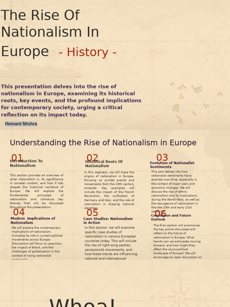 Nationalism and Unification Movements - History - 10th Grade by Slidesgo | PDF | Planets ...