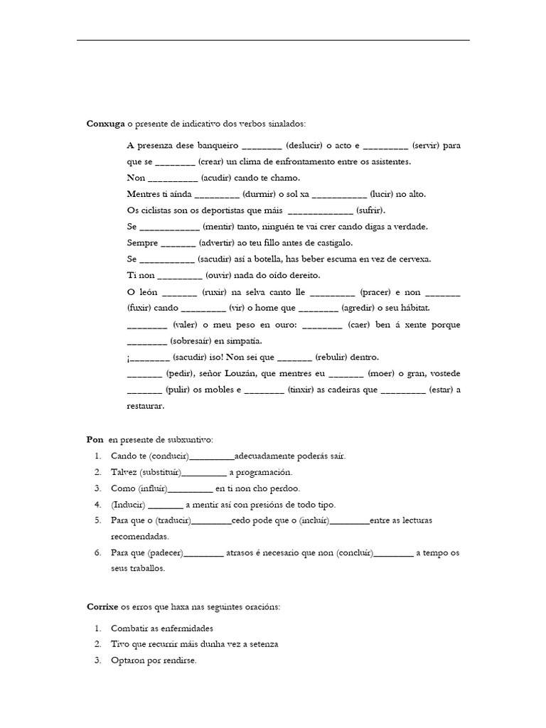 Gramática Verbos 2 Pdf