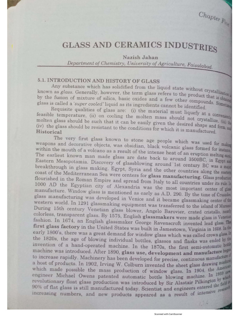 Notes Glass Industry | PDF
