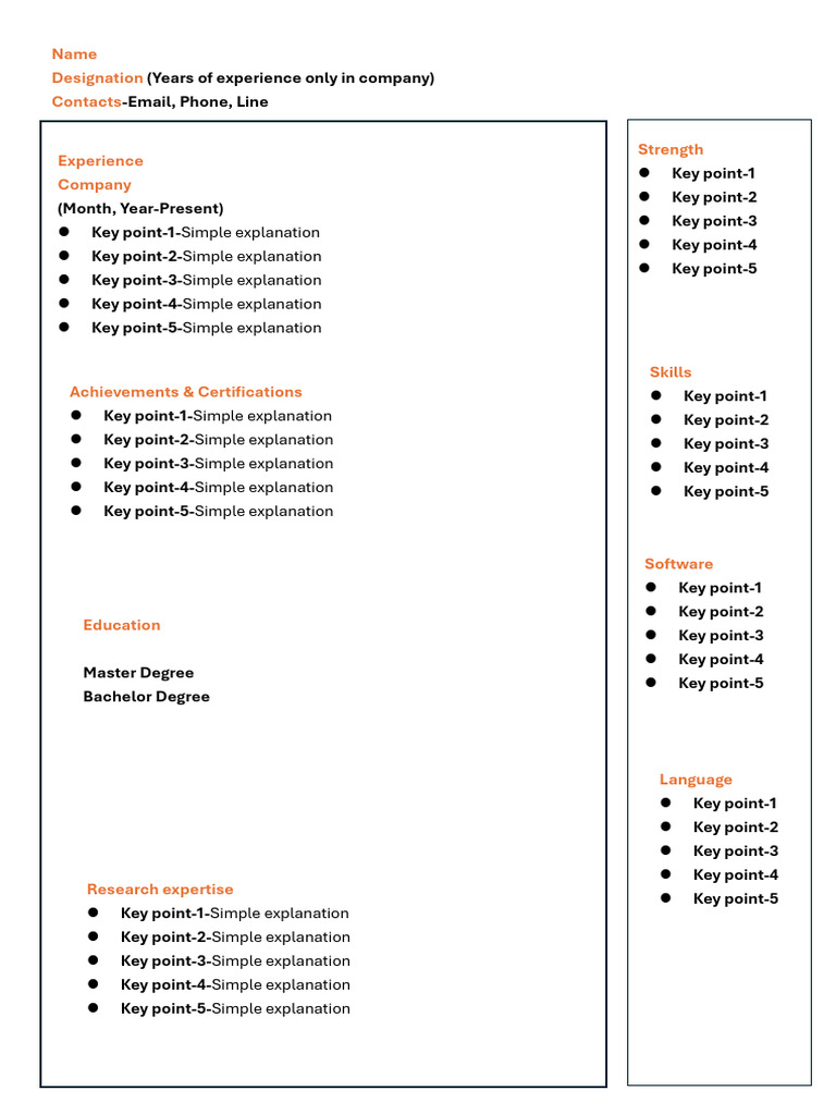 Resume Template | PDF