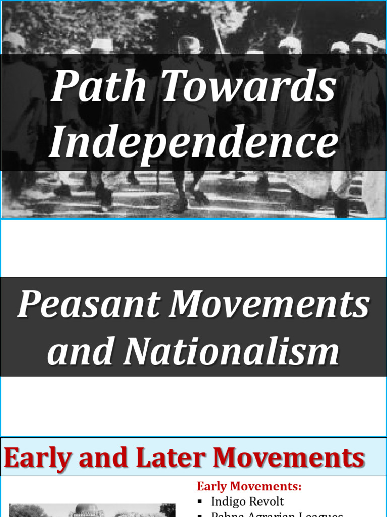 History Moden India - 13 - Path - Towards - Independence | PDF ...