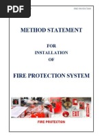Method Statement Fire Protection Installation | PDF | Pipe (Fluid ...
