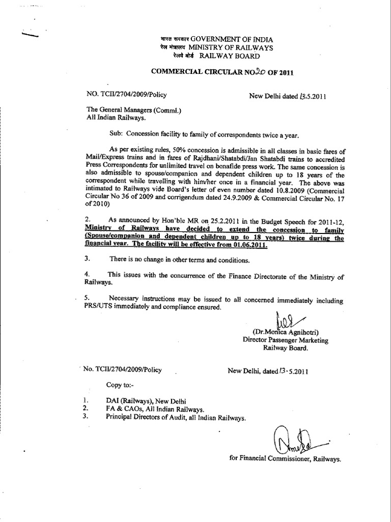 Concession-facility | PDF | Railway Companies | Rail Transport