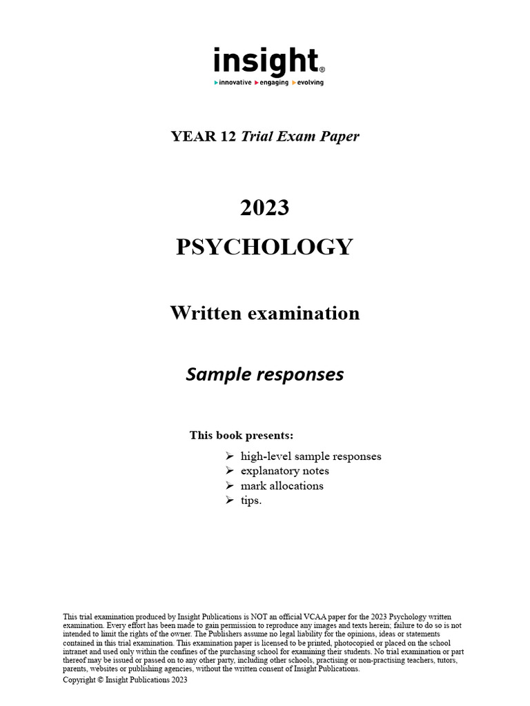 2023 Insight Units 3 4 Solutions | PDF | Sleep | Synapse
