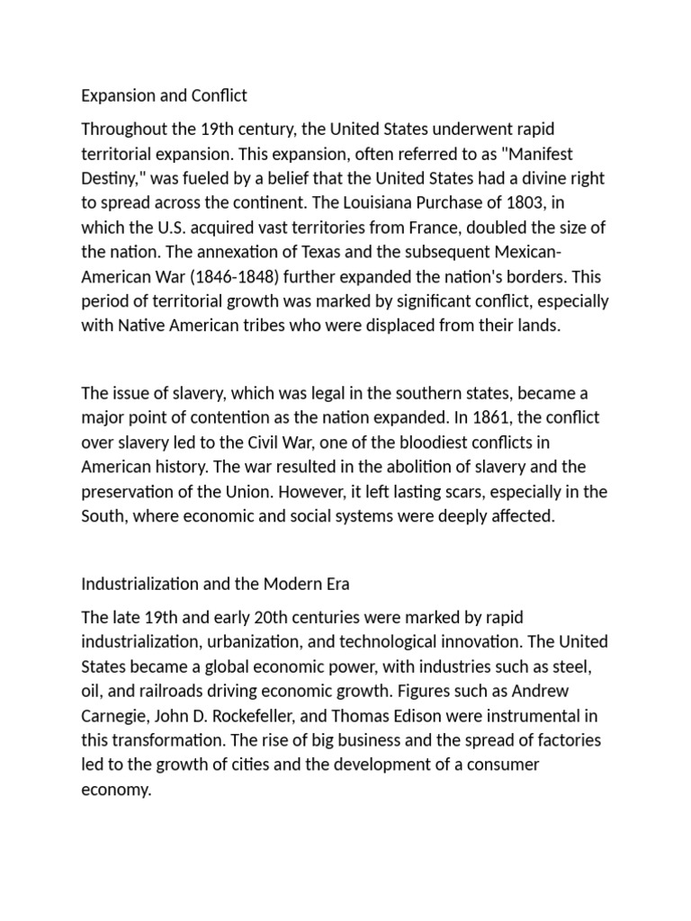 U.S. Expansion and Political Structure | PDF | Presidents Of The United ...