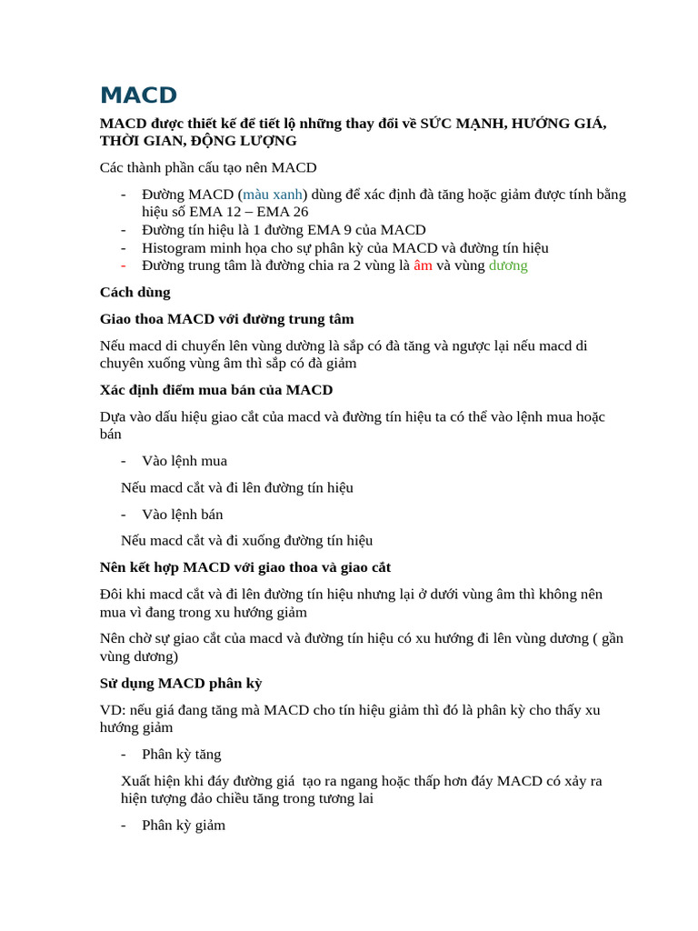 MACD | PDF