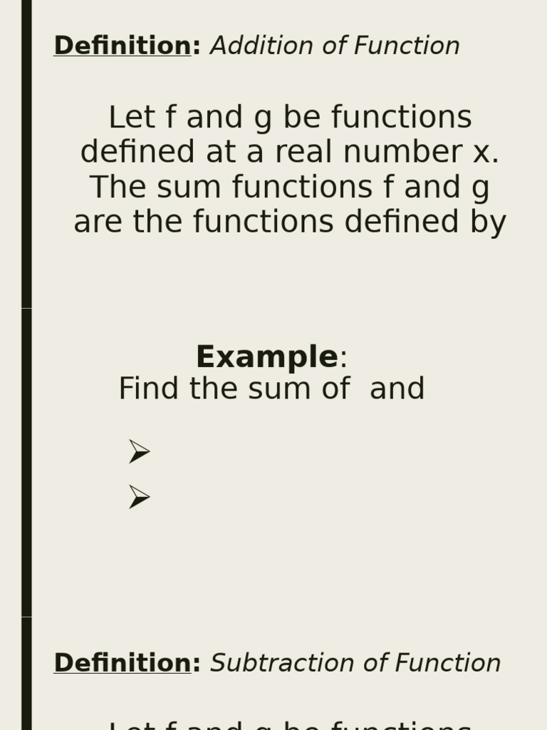 1.3 Operations On Functions | PDF