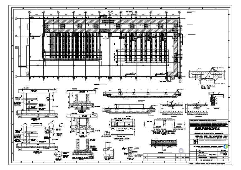 Internal GIS Cable Trench-Layout-1-2 | PDF | Concrete | Foundation ...