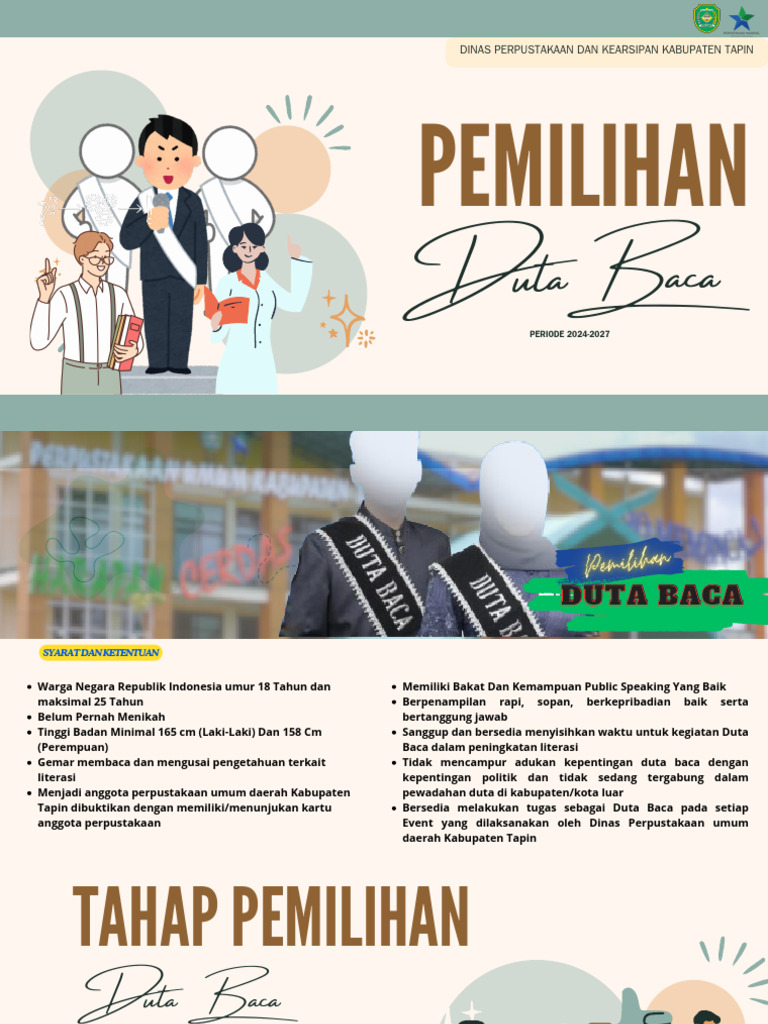 Expose Pemilihan Duta Baca | PDF