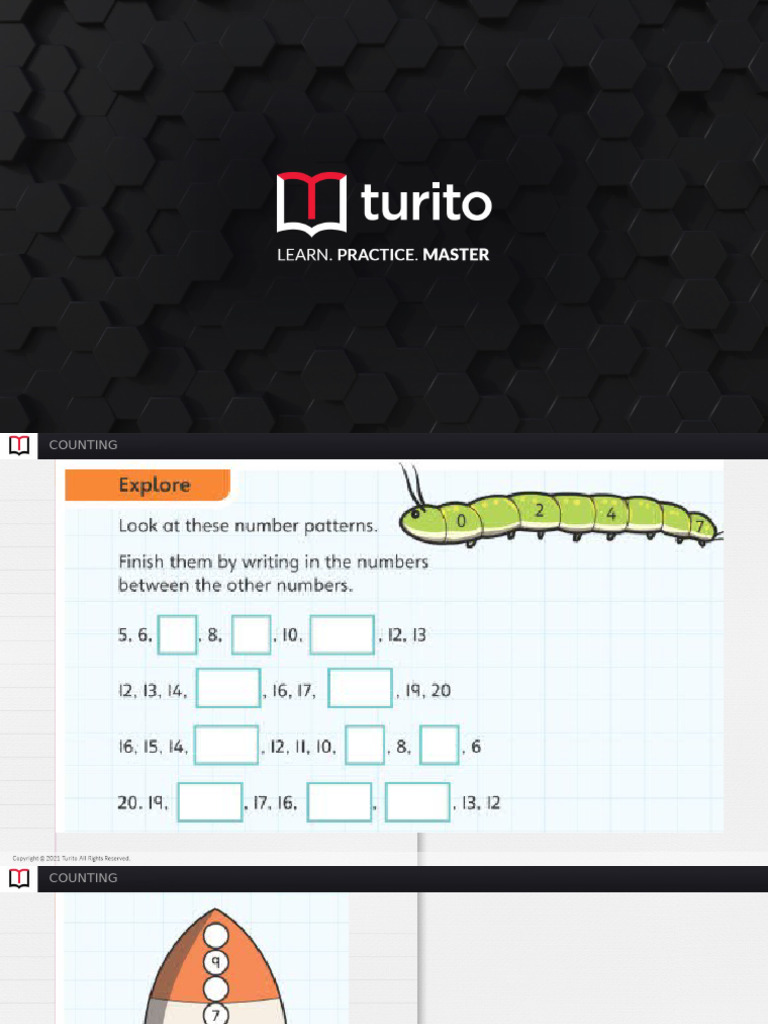 Grade-1 Counting Numbers | PDF