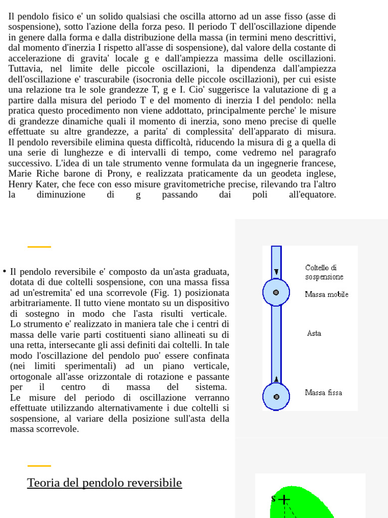 Pendolo Di Kater | PDF
