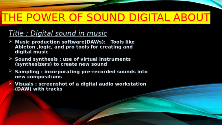 The Power of Sound Digital About | PDF