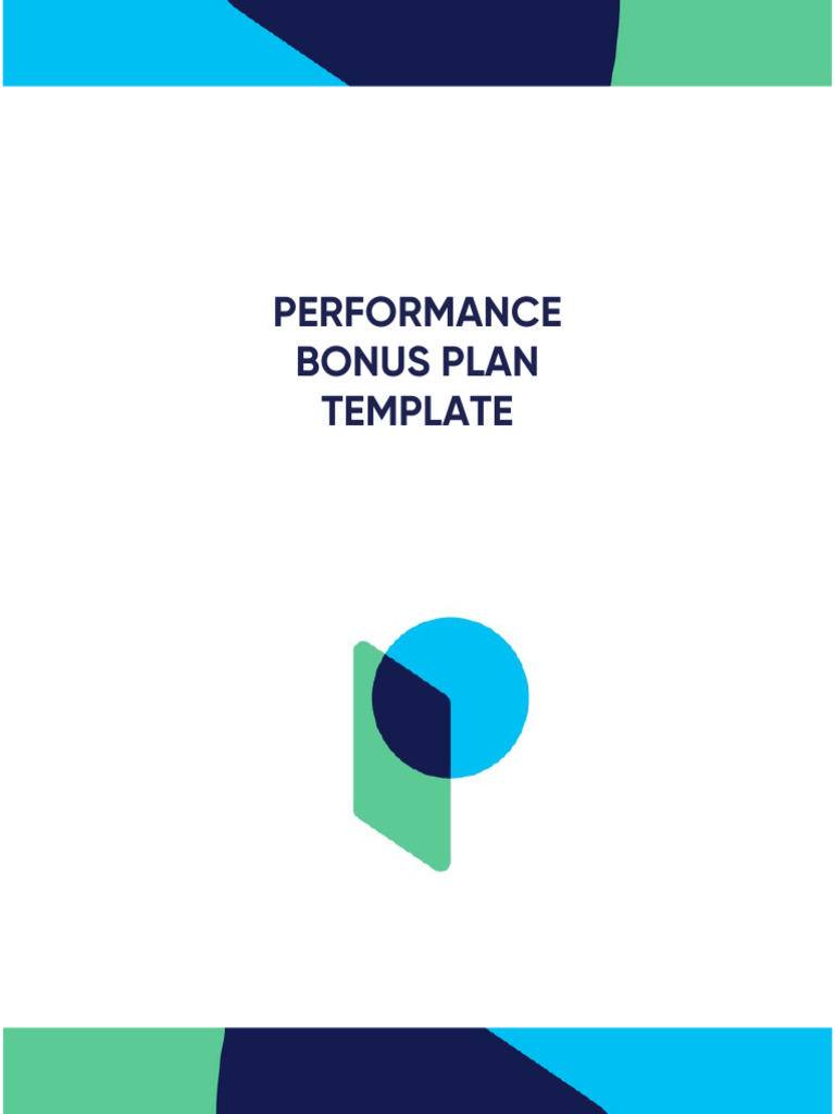Performance Bonus Plan Template | PDF | Performance Indicator | Employment