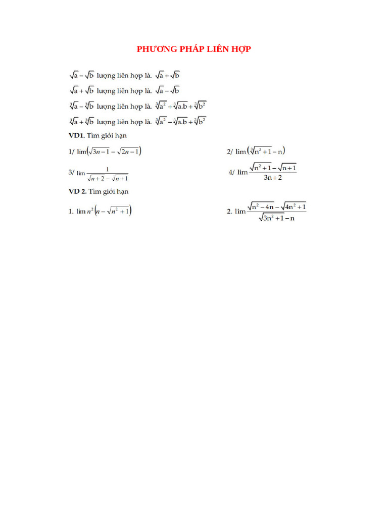 Phương Pháp Liên H P | PDF