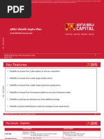 ABSLI Nishchit Aayush Plan V08 Leaflet Web Version 1 f36b0c28a0 | PDF | Insurance | Life Insurance