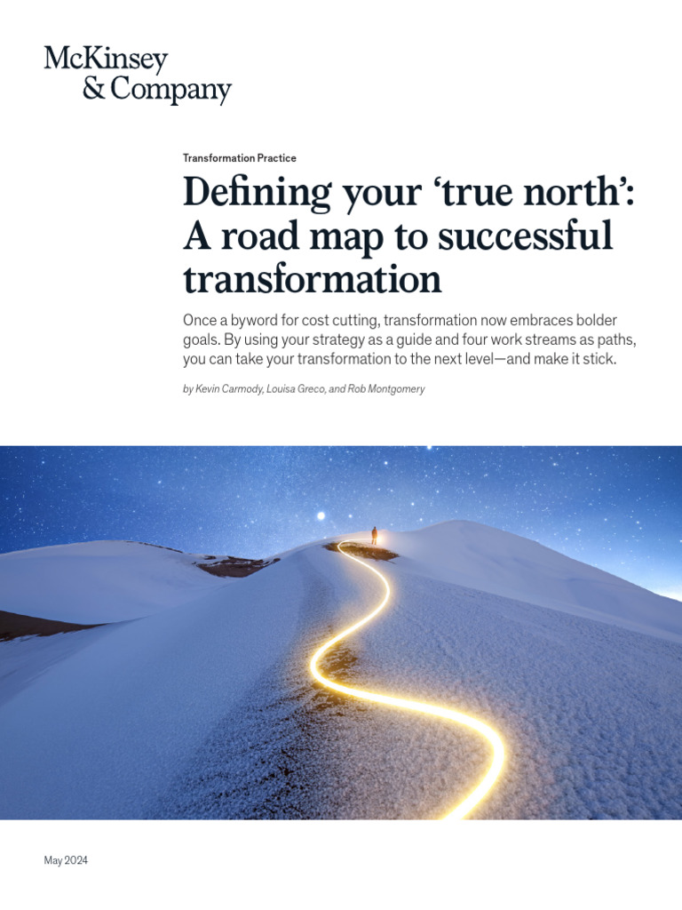 Defining Your True North Final | PDF | Mergers And Acquisitions ...