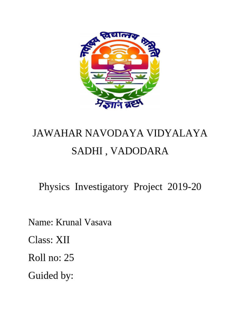 Sunil | PDF | Refractive Index | Physical Phenomena