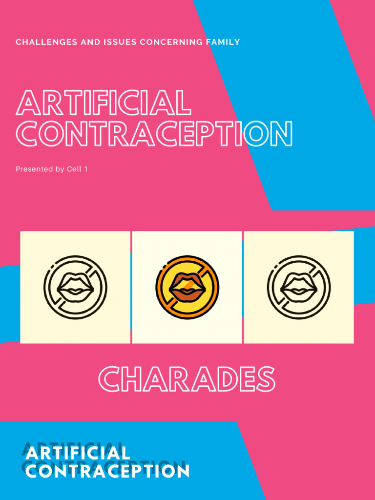 Artificial Contraception Report | PDF | Birth Control | Human Reproduction