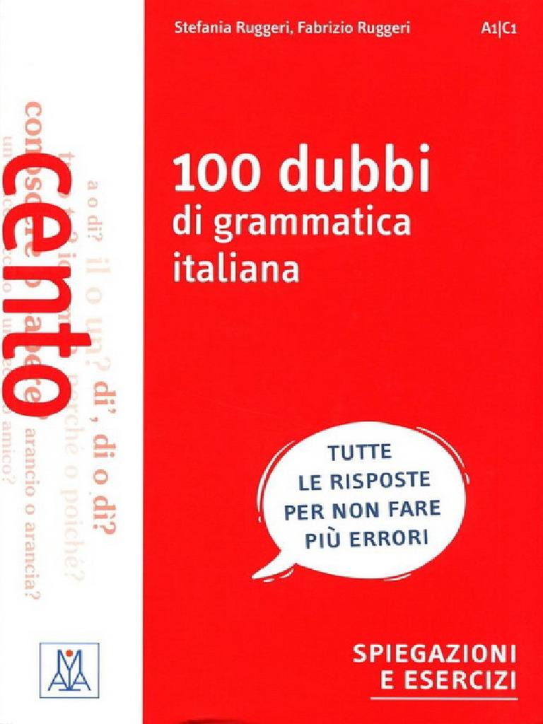 100 Dubbi Di Grammatica Italiana | PDF