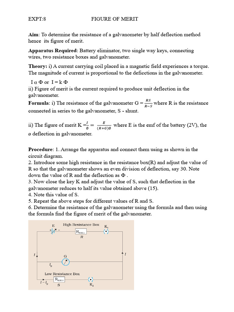 4. Figure of Merit | PDF | Electrical Resistance And Conductance | Physical Sciences