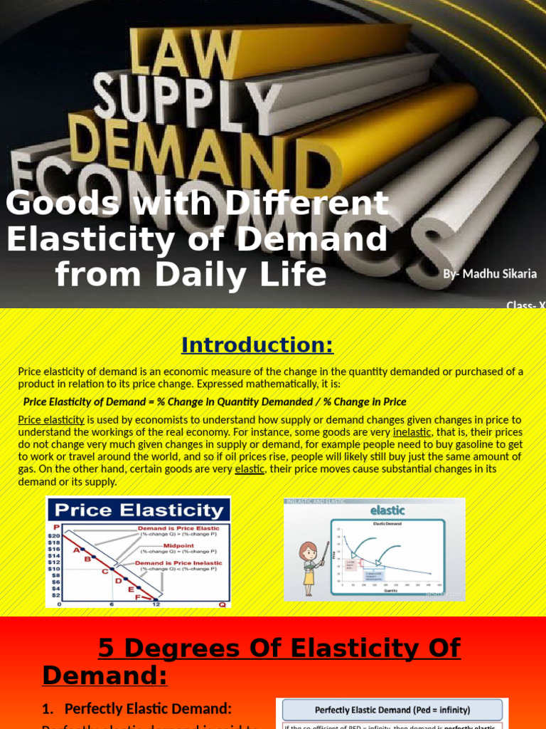 Understanding Demand Elasticity Examples | PDF | Elasticity (Economics ...