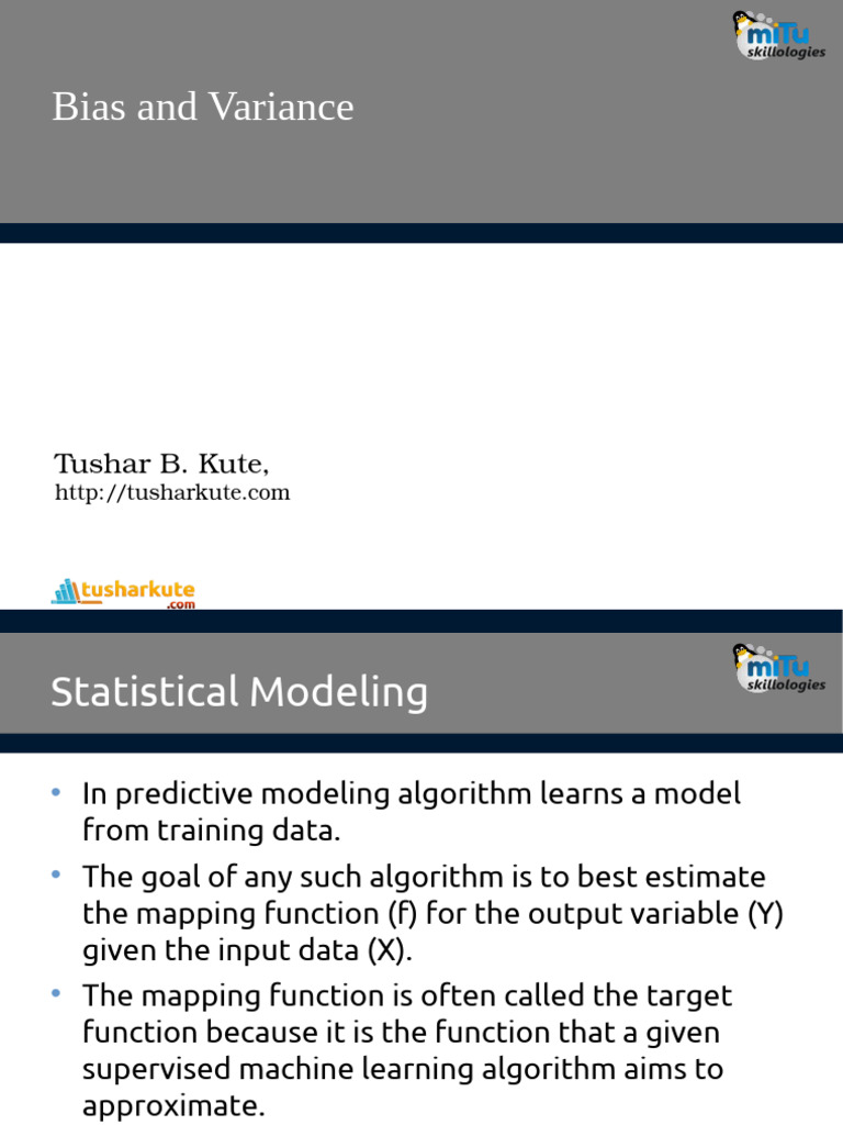 24.-Bias-and-Variance | PDF | Machine Learning | Errors And Residuals