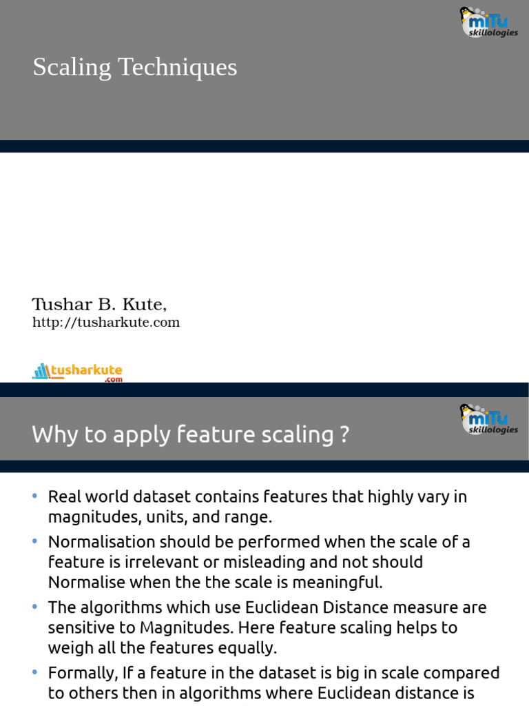 23.-Scaling-Techniques | PDF | Standard Score | Normal Distribution