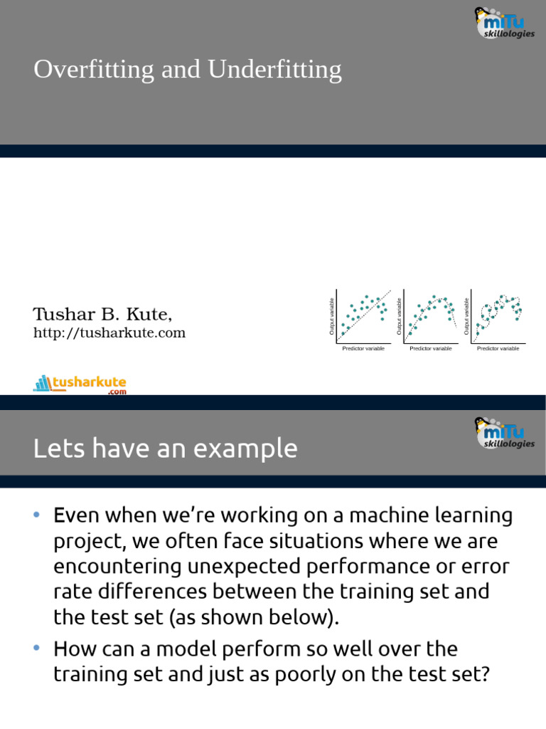 Overfitting and Underfitting | PDF | Statistical Analysis | Teaching Mathematics