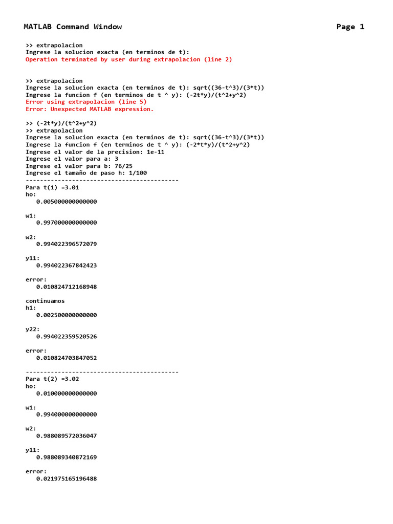 Extrapolacion Ecu Diff | PDF