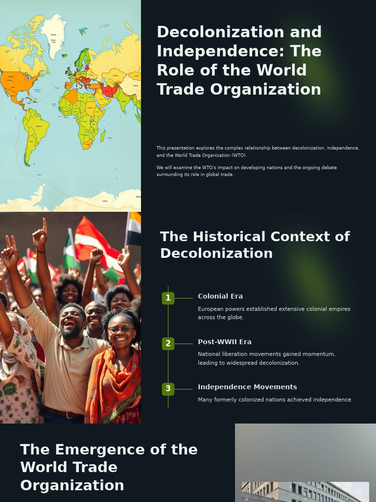 WTO's Role in Decolonization and Independence | PDF | World Trade ...