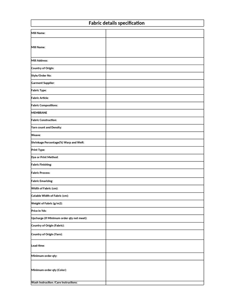 FDS FORMAT- ZIHADI | PDF