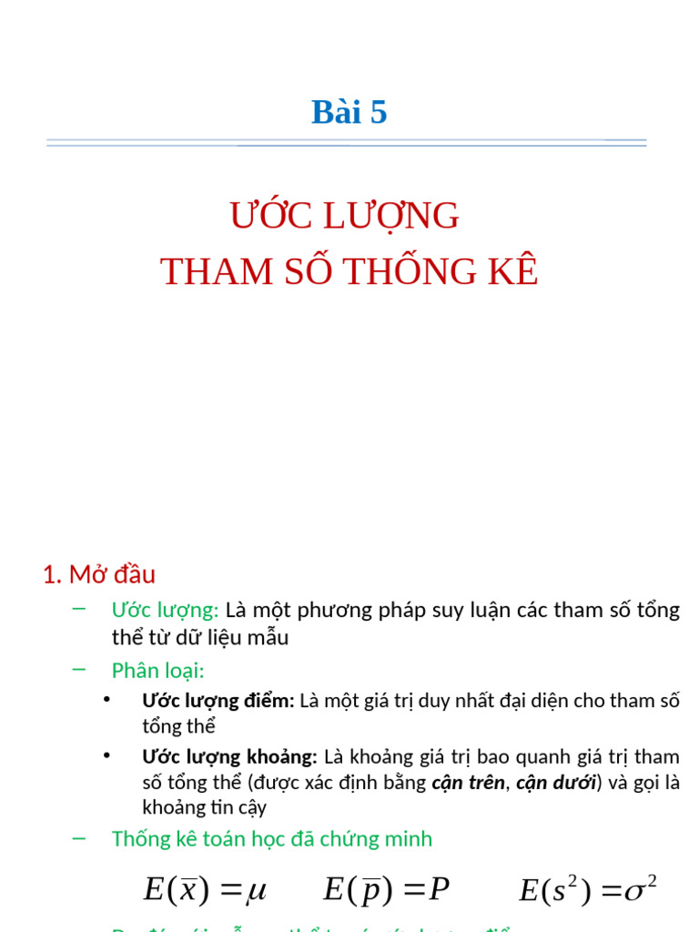 Bai 5 - Uoc Luong | PDF