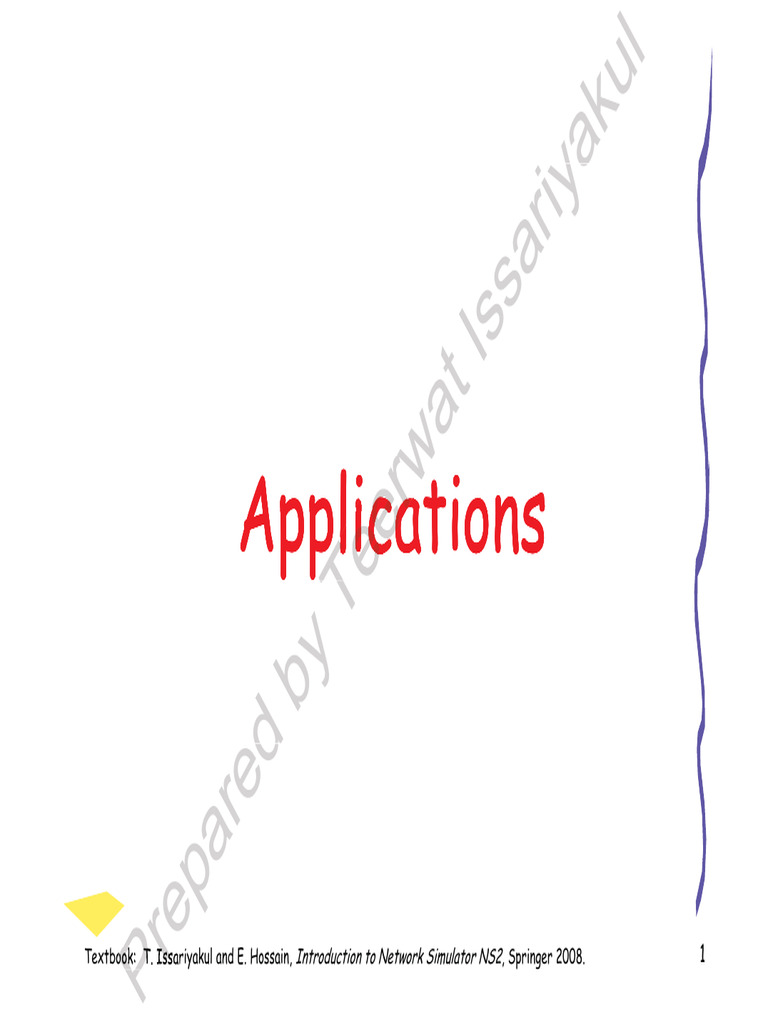 W11 Applications | PDF | Telecommunications | Data Transmission