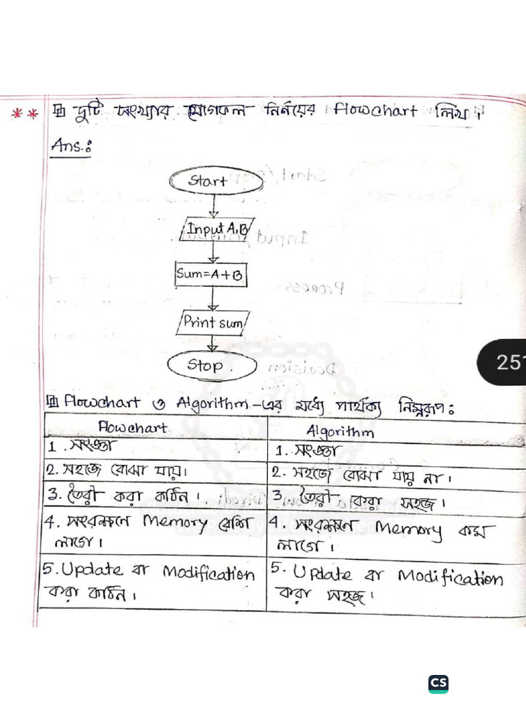 Important Flow Chart and C Program | PDF