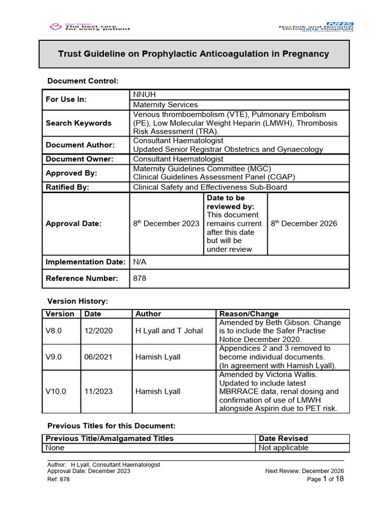 Prophylactic-Anticoagulation-in-Pregnancy-AO1b-v10 | PDF | Thrombosis ...
