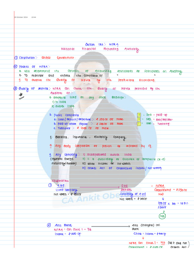 Section 132 NFRA (Incomplete) | PDF
