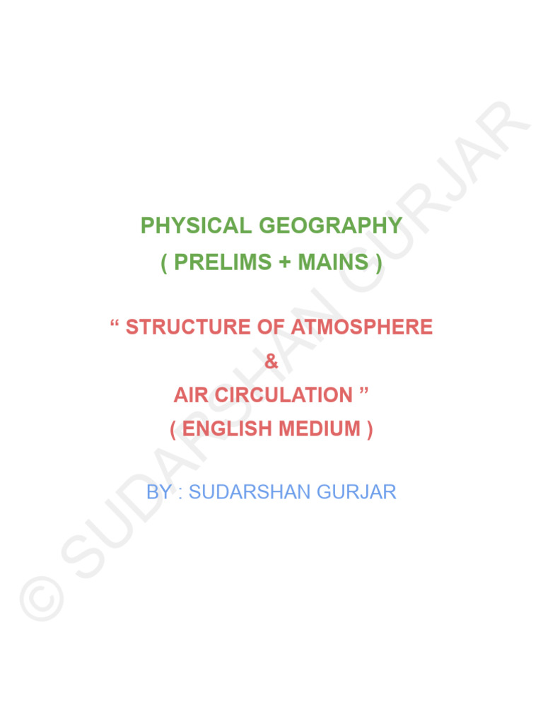 Structure of Atmosphere Circulation of Air 1 | PDF | Atmosphere Of Earth | Troposphere