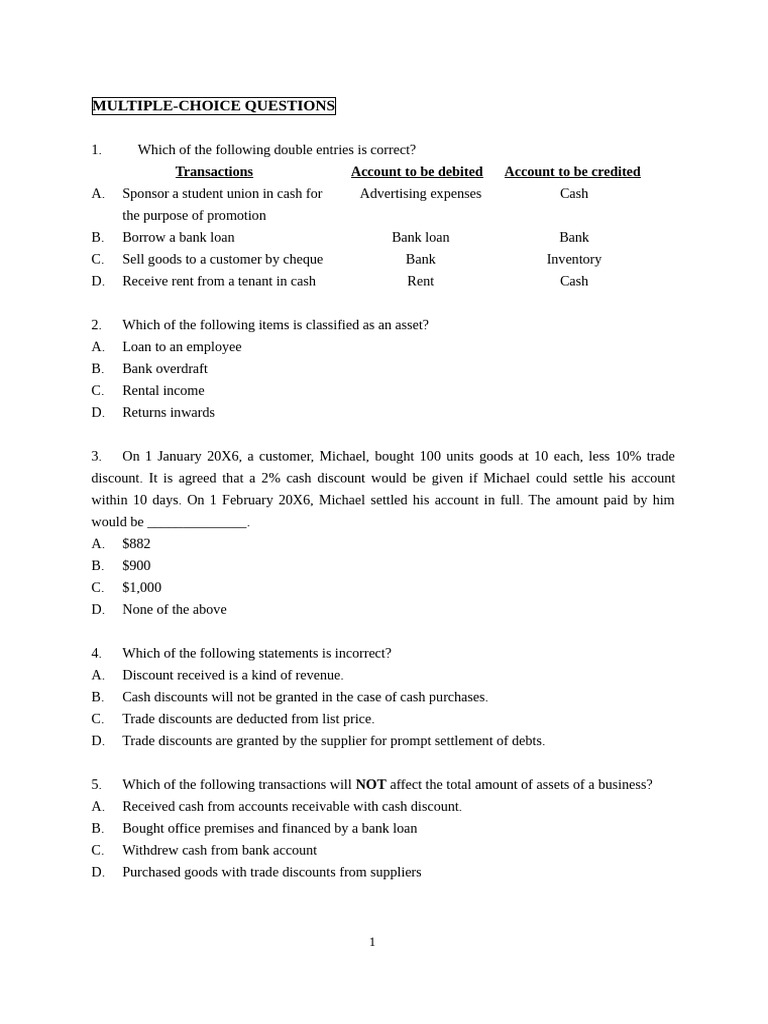 S3 exam 2nd term_2022A | PDF | Debits And Credits | Banks