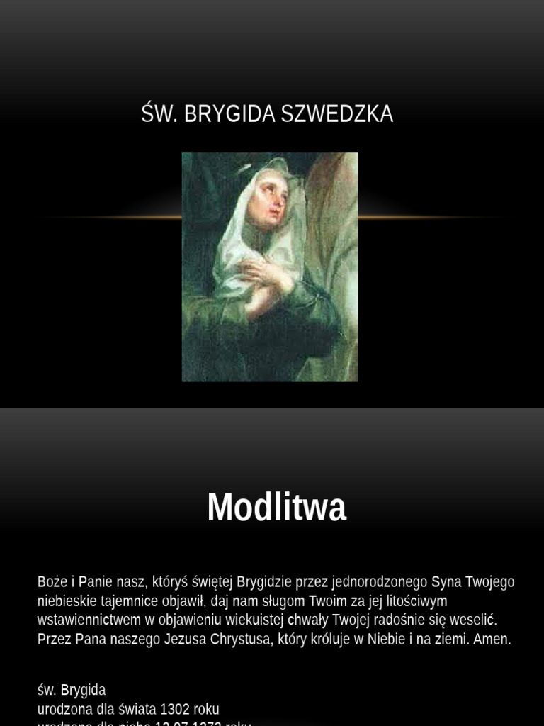 Św. Brygida | PDF